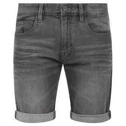 Jeansshorts INDICODE "Jeansshorts IDQuentin", Herren, Gr. XXL, N-Gr, grau (light grau), Web, Obermaterial: 98% Baumwolle CO. 2% Elasthan EL., unifarben, Basic, regular fit kurz, Jeans Jeansshorts