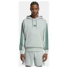 Kapuzensweatshirt Adidas SPORTSWEAR "M 3S FT HD", Herren, Gr. XL, wonder sage, collegiate gr&uuml;n, Obermaterial: 55% Baumwolle, 36% Polyester, 9% Viskose, Sweatshirts