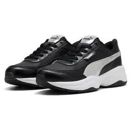 Sneaker Puma "CILIA MODE METALLIC WHISPER", Herren, Gr. 40, Puma schwarz, Puma silber, Puma wei&szlig;, Synthetik, Schuhe Sneaker, f&uuml;r vielseitige Aktivit&auml;ten, mit Schn&uuml;rverschluss, aus Synthetik