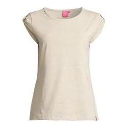 T-Shirt SALZHAUT "Shirt BIIKE", Damen, Gr. XS, beige (ecru melange), Obermaterial: 100% Baumwolle CO., Shirts T-Shirt