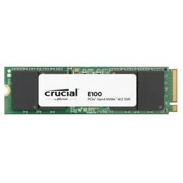CRUCIAL interne SSD "E100", ohne farbbezeichnung, B:12,5cm H:1,5cm T:17,5cm, Festplatten