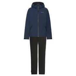 Regenjacke North Bend "Regenjacke NBGustana W Set W-PRO 10000", Damen, Gr. 42, blau (navy blazer), Obermaterial: 100% Polyester PES., Jacken Regenjacke