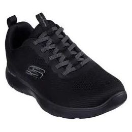 Sneaker Skechers "SUMMITS-ECKLER", Herren, Gr. 45, schwarz, Mesh, Synthetik, unifarben, Schuhe Sneaker, Schn&uuml;rschuh, Freizeitschuh, Halbschuh mit Memory Foam