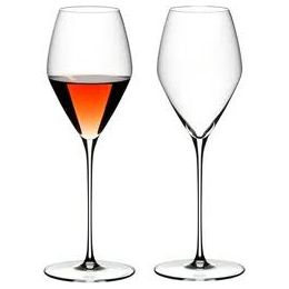 Weinglas "Ros&eacute; Weingl&auml;ser Veloce 347 ml 2er Set transparent", bunt (transparent), Glas, Riedel THE WINE GLASS COMPANY, Trinkgef&auml;&szlig;e, Weinglas