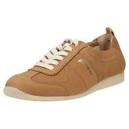 Sneaker Paul Green "Paul Green Sneaker Nubukleder", Damen, Gr. 41, braun, Nubukleder, Schuhe Sneaker