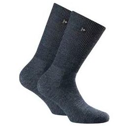 Kurzsocken Rohner Socks "Socken 2er Pack", Herren, Gr. 39-41, blau, Obermaterial: 42% Wolle mw. 41% Polyamid PA. 15% Polypropylen PP. 2% Elasthan EL., Socken