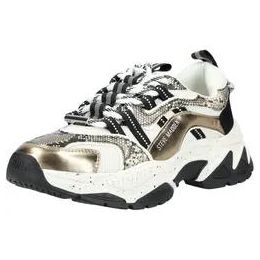 Sneaker Steve Madden "Steve Madden Sneaker Lederimitat", Herren, Gr. 40, braun, schwarz, Lederimitat, Schuhe Sneaker