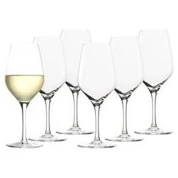 Weinglas ST&Ouml;LZLE "Universalgl&auml;ser Exquisit 420 ml 6er Set transparent", bunt (transparent), Glas, Trinkgef&auml;&szlig;e, Weinglas