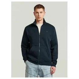G-Star Raw Longpullover G-STAR "Premium Core Track Jacket Sweater", Herren, Gr. S, salute, Obermaterial: 55% Baumwolle, 45% Polyester, Pullover Longpullover