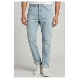 Straight-Jeans Pepe Jeans "BYRON FS POWDERED BLUE", Herren, Gr. 33, L&auml;nge 32, light blau, Denim/Jeans, Obermaterial: 99% Baumwolle, 1% Elasthan, Destroyed-Effekte, straight fit lang, Jeans Straight-Jeans, Regular Waist