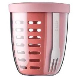Lunchbox Mepal "Fruitpot Ellipse 600 ml", bunt (vivid mauve), Lebensmittelaufbewahrungsbeh&auml;lter, Lunchbox
