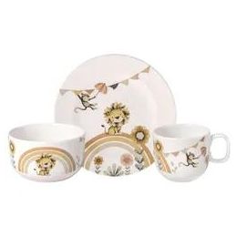 Villeroy & Boch Kindergeschirr-Set VILLEROY & BOCH "Kindergeschirr Set Roar like a Lion 3er Set bunt", bunt, 3 tlg., Porzellan, Geschirr-Sets