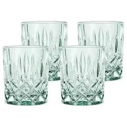 Whiskyglas Nachtmann "Whiskybecher Noblesse Fresh 295 ml 4er Set", gr&uuml;n (mint), 4 tlg., Glas, Trinkgef&auml;&szlig;e, Whiskyglas