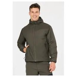 Outdoorjacke WHISTLER "Palu", Gr. S, braun, 100% Polyamid, unifarben, normal, hoch geschlossener Ausschnitt, Jacken Outdoorjacke, Bionic Finish