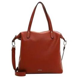 Shopper SURI FREY "Shopper SFY Henny", Damen, Gr. B/H/T: 45cm x 36cm x 17cm 0, rot (rust 624), Polyurethan, Taschen Shopper