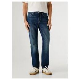 5-Pocket-Jeans Pepe Jeans "BYRON FS MIDNIGHT FADE", Herren, Gr. 33, L&auml;nge 32, tiefblau, Denim/Jeans, Obermaterial: 100% Baumwolle, unifarben, straight fit lang, Jeans 5-Pocket-Jeans, Regular Waist