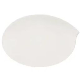 Villeroy & Boch Servierplatte VILLEROY & BOCH "Platte oval Flow 35 x 24 x 4 cm wei&szlig;", wei&szlig;, Porzellan, Servierplatten, Servierplatte