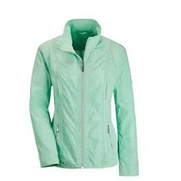 Blouson GOLDNER "Sportive &Uuml;bergangsjacke mit Stehkragen", Damen, Gr. 44, gr&uuml;n (mint), Obermaterial: 100% Polyester PES., normal, Sonstiges, Jacken Blouson, Ohne
