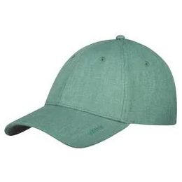 Baseball Cap Lerros "Basecap in Fischgr&auml;tstruktur, unifarben", Herren, Gr. Normalgr&ouml;&szlig;en, soft teal, Baumwolle, Caps