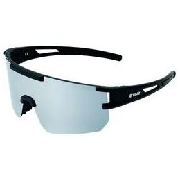Sportbrille YEAZ "Sport-Sonnenbrille Black/Silver Mirror SUNSPARK", Damen, silber, Sonnenbrillen