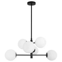 NOVA LUCE H&auml;ngeleuchten "IMPERO", schwarz, 6, &Oslash; 70cm H: 120cm, 1 Stk., Leuchten, Ohne Beleuchtung