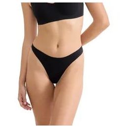 String Sloggi "ZERO Feel Pure String", Damen, Gr. XL, schwarz, Single Jersey, Obermaterial: 54% Modal, 24% Polyamid, 22% Elasthan, Unterhosen String, nat&uuml;rlich und unsichtbar