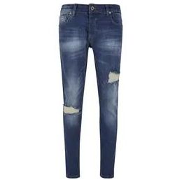 Bequeme Jeans 2Y Premium "2Y Premium Herren 2Y Skinny Fit Jeans", Herren, Gr. 38, Normalgr&ouml;&szlig;en, blau, 97% Baumwolle, 3% Elasthan, unifarben, Jeans