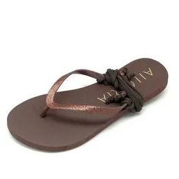 Zehentrenner AILORIA "Zehensandalen PAMPELONNE", Herren, Gr. 34, braun, Obermaterial: 100% PVC PVC., Schuhe Zehentrenner