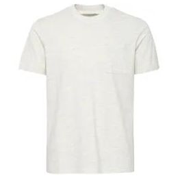 T-Shirt Casual Friday "T-Shirt CFJASPER m&eacute;lange tee with chest pocket", Herren, Gr. 3XL, beige (egret melange), Obermaterial: 100% Baumwolle CO., Shirts T-Shirt
