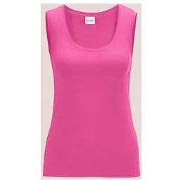Madeleine Mode Tr&auml;gertop MADELEINE "Tanktop Tanktop mit breiten Tr&auml;gern", Damen, Gr. 38, pink, Obermaterial: 95% Viskose CV. 5% Elasthan EL., Modern, schmal, Tops Tr&auml;gertop, Glatte Jerseyware