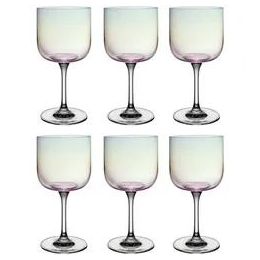 Villeroy & Boch Weinglas "Weingl&auml;ser Like Glass 270 ml 6er Set", bunt (pearl), 6 tlg., Glas, LIKE. BY VILLEROY & BOCH, Trinkgef&auml;&szlig;e, Weinglas