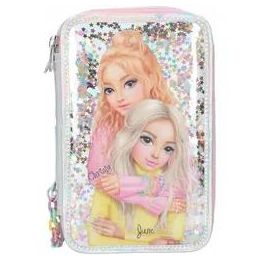 Buntstift Depesche "3-Fach Federtasche TOPModel 7,5 x 13 x 20 cm bunt", Kinder, bunt, Kunststoff, Stifte