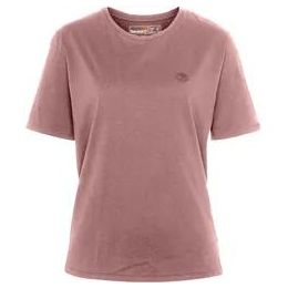 T-Shirt Timberland "DUNSTAN Short-Sleeve Tee", Damen, Gr. XL, ash rose, Single Jersey, Obermaterial: 100% Baumwolle, Rundhals, Shirts T-Shirt