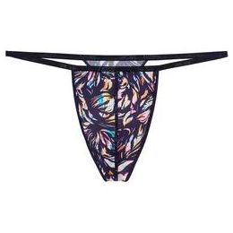 String HOM "String G-String Viscaya 1er Pack", Herren, Gr. L, bunt (blau, gelb, pink), Obermaterial: 78% Polyamid PA. 22% Elasthan EL., Unterhosen String