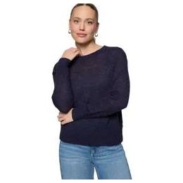 Strickpullover Zero "Damen mit Alpakawolle", Damen, Gr. 44, hydrangea, Strick, Obermaterial: 45% Polyamid, 38% Polyacryl, 11% Wolle, 6% Alpaka, durchscheinend, figurbetont normal, Rundhals, eng B&uuml;ndchen krempelbar, Pullover Strickpullover, Plain/ohne Details