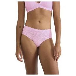 Hipster Sloggi "ZERO Feel Bliss Hipster", Damen, Gr. XXL, floral pink, Spitze, Obermaterial: 76% Polyamid, 24% Elasthan, unifarben, k&ouml;rpernah, Unterhosen, unsichtbar mit Spitzenoptik