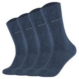 Kurzsocken Camano "Socken 4er Pack", Herren, Gr. 35-38, blau, Obermaterial: 80% Baumwolle CO. 17% Polyamid PA. 3% Elasthan EL., Socken