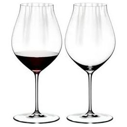 Rotweinglas "Pinot Noir Gl&auml;ser Performance 830 ml 2er Set transparent", bunt (transparent), B:10,8cm H:24,5cm &Oslash;:10,8cm, Glas, Riedel THE WINE GLASS COMPANY, Trinkgef&auml;&szlig;e, Rotweinglas, Sp&uuml;lmaschinengeeignet