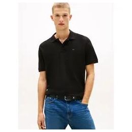 Tommy Hilfiger Poloshirt TOMMY JEANS "TJM REGULAR FIT", Herren, Gr. 4XL, schwarz, Jersey, Obermaterial: 100% Baumwolle, unifarben, regular fit normal, Rundhals, eingesetzt angesetztes B&uuml;ndchen, Shirts