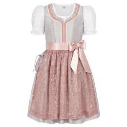 N&uuml;bler Dirndl N&Uuml;BLER "Kinderdirndl Lina", M&auml;dchen, Gr. 164, EURO, beige, Obermaterial: 100% Polyester PES., Kleider