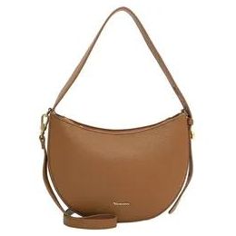 Beuteltasche Tamaris "Beutel TAS Kathi", Damen, Gr. B/H/T: 28cm x 18cm x 5cm 0, gelb (sahara 920), Polyurethan, Taschen Beuteltasche