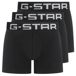 G-Star Raw Boxershorts G-STAR "Boxershort OAK Trunk 3-pack 3er Pack", Damen, Gr. XL, schwarz, Obermaterial: 95% Baumwolle CO. 5% Elasthan EL., Unterhosen