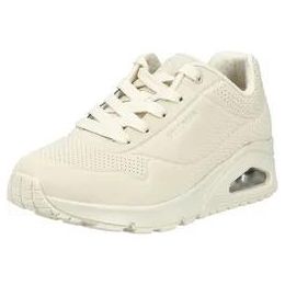 Sneaker Skechers "Skechers Sneaker Lederimitat", Damen, Gr. 37, wei&szlig;, Lederimitat, Schuhe Sneaker