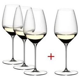 Wei&szlig;weinglas "Riesling Weingl&auml;ser Veloce 570 ml 4er Set transparent", bunt (transparent), 4 tlg., Glas, Riedel THE WINE GLASS COMPANY, Trinkgef&auml;&szlig;e, Wei&szlig;weinglas