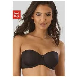 Schalen-BH Nuance, Damen, Gr. 90, Cup C, schwarz, Microtouch, Obermaterial: 52% Polyamid, 33% Polyester, 15% Elasthan, BHs Schalen-BH, mit abnehmbaren und transparenten Tr&auml;gern