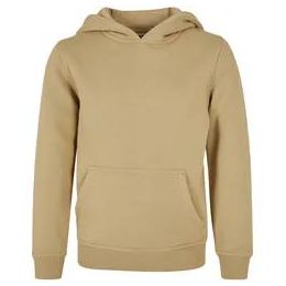 Kapuzensweatshirt Urban Classics "Urban Classics Herren Boys Basic Sweat Hoody", Jungen, Gr. 122/128, unionbeige, 65% Baumwolle, 35% Polyester, unifarben, Sweatshirts
