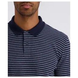 Langarm-Poloshirt Pierre Cardin, Herren, Gr. 3XL, salute, Piqu&eacute;, Obermaterial: 46% Baumwolle, 46% Polyester, 8% Elasthan, gestreift, normal normal, ohne Ausschnitt, abgesteppt, Shirts, Piqu&eacute; Interlock im Streifendessin