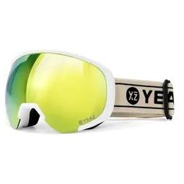 Skibrille YEAZ "Ski- und Snowboard-Brille BLACK RUN", gold, Sportbrillen