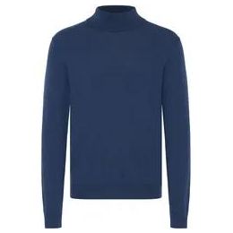 Rollkragenpullover Casual Friday "Rollkragenpullover CFEDIN", Herren, Gr. XXL, blau (medieval blau melange), Obermaterial: 95% Baumwolle CO. 5% Kaschmir WS., Pullover Rollkragenpullover