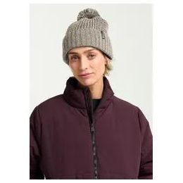 Beanie Jack Wolfskin "MEDLEY KNIT BEANIE W", Damen, Gr. S (36), linen, Obermaterial: 100% Polyester; Futter: 100% Polyester, M&uuml;tzen Beanie